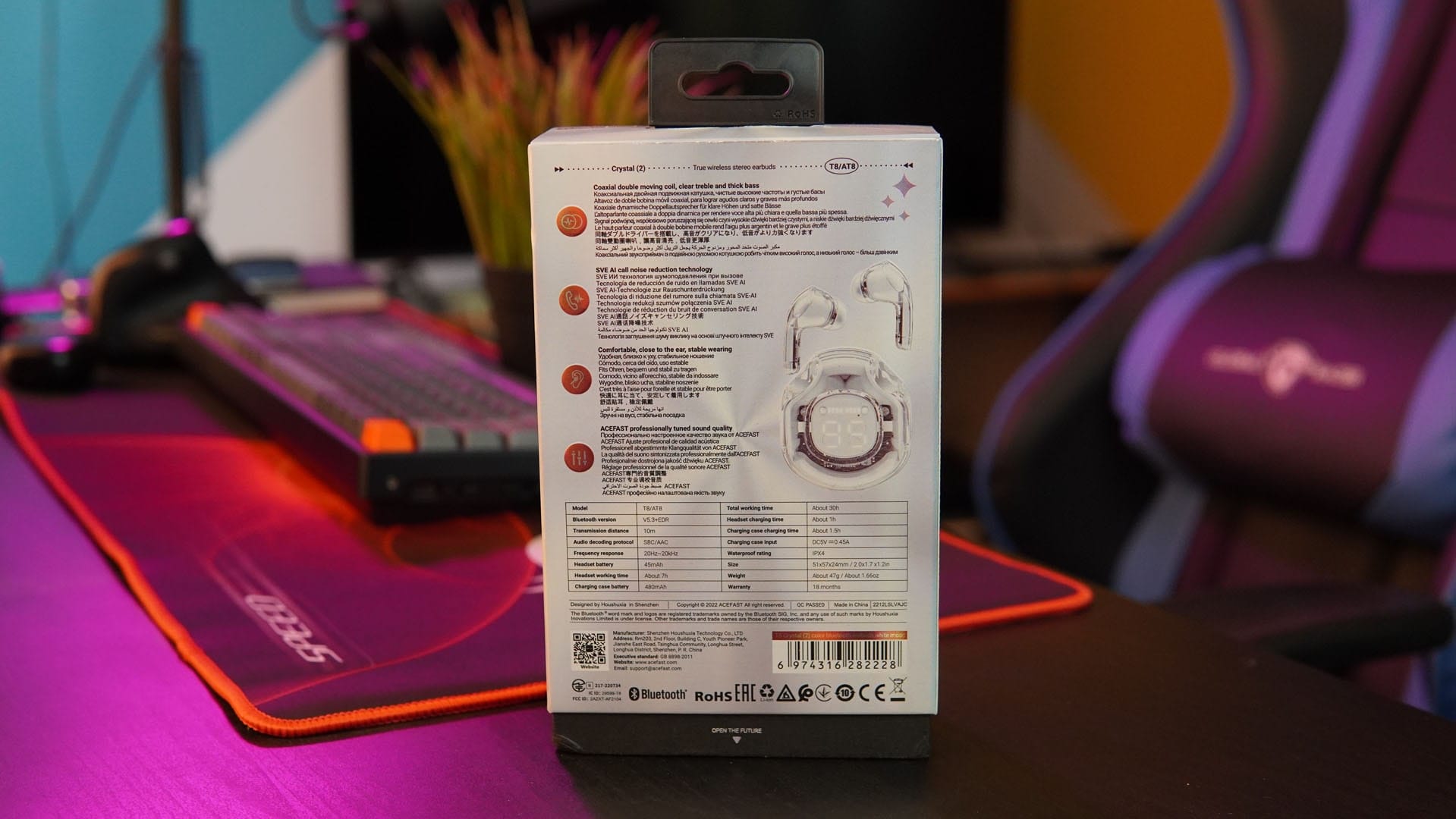 Acefast Crystal (2) T8 Review: Innovative and Affordable - TechWafer